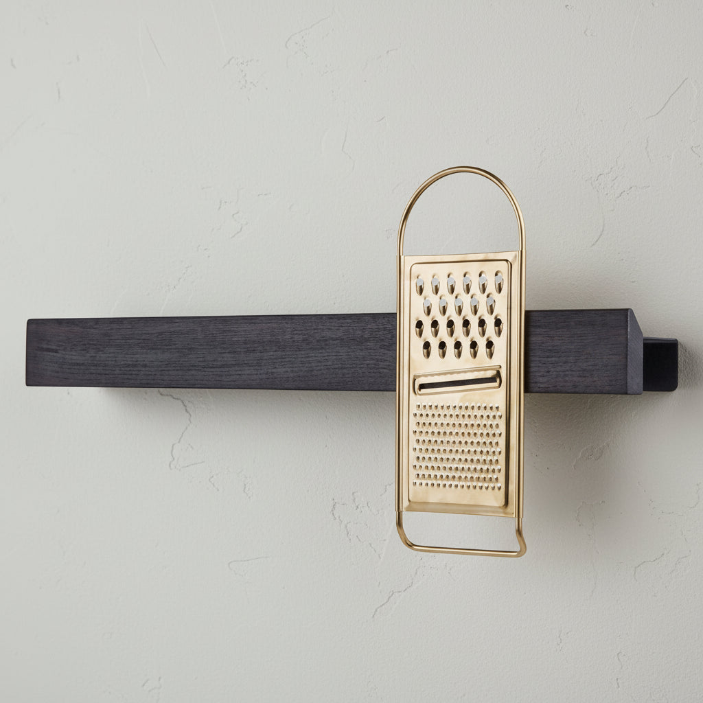 Gejst Flex System magnetic shelf long, black oak/black* – 313 Design Market